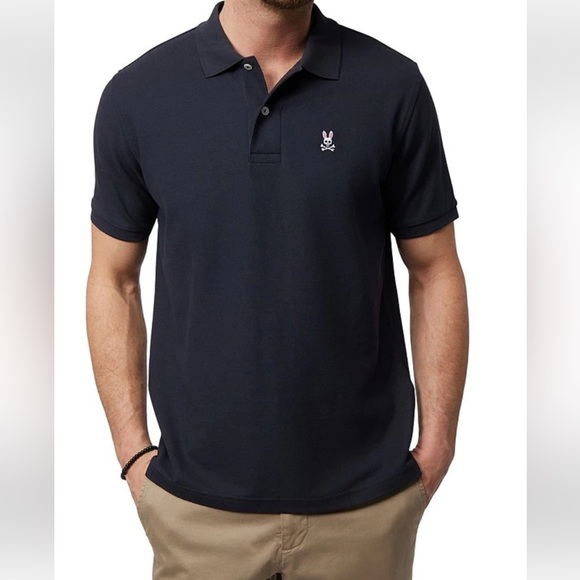 Psycho Bunny | Shirts | Psycho Bunny Mens Classic Black Polo | Poshmark